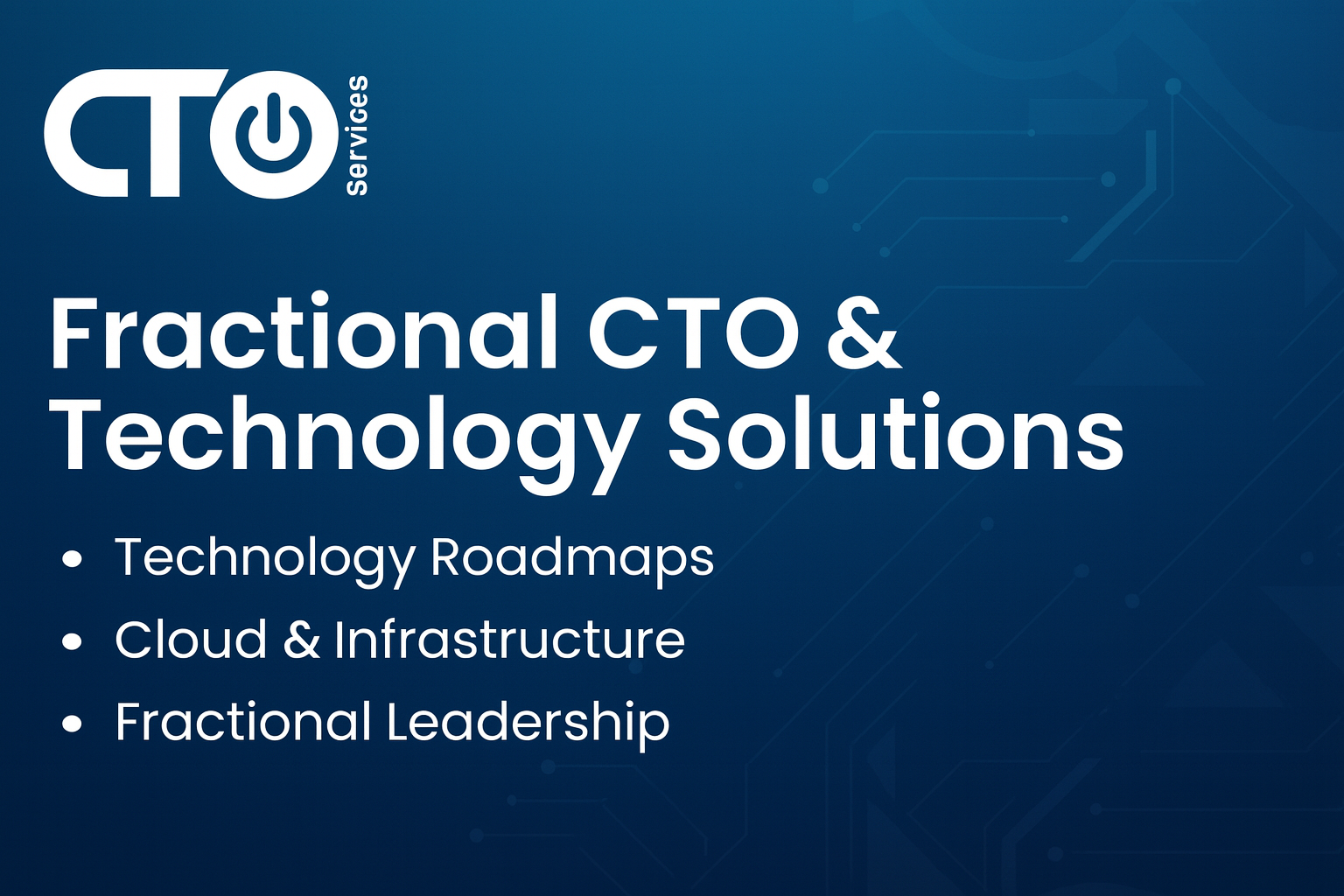 CTOServices.io | Technologys Solutions, Fractional CTO